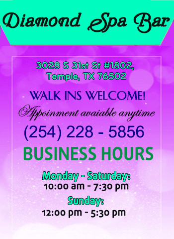 Diamond Spa Bar – temporary hours in Pandemic season